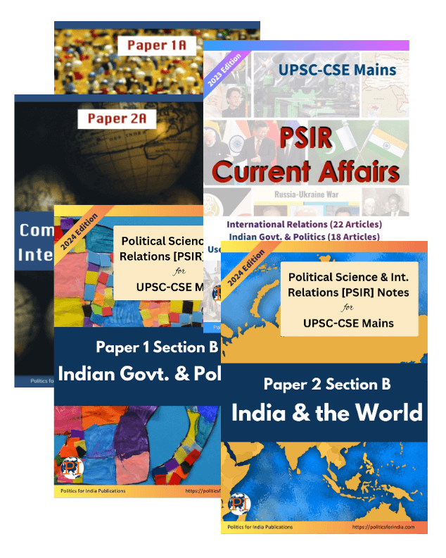 PSIR Optional PYQs (eBook) - Politics for India